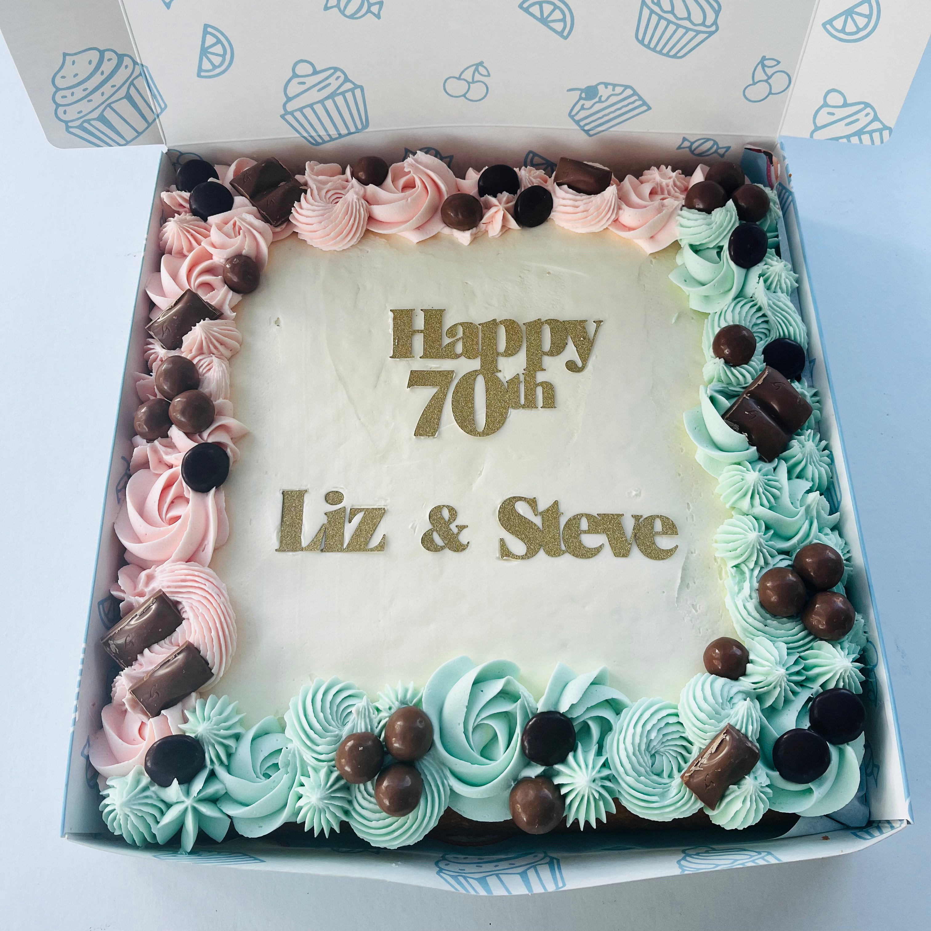 Decorated Sponge Slabs – BMC Cakery